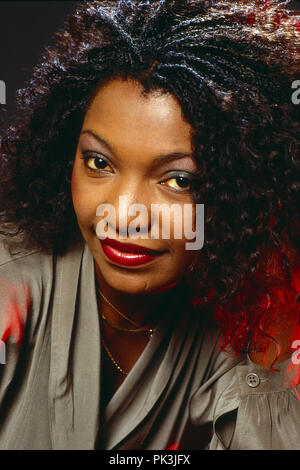 Shannon, amerikanische Sängerin in Dortmund, Deutschland 1984. American ...