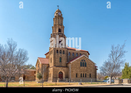 KROONSTAD. SOUTH AFRICA, JULY 30, 2018: The Sarel Cilliers, monument in ...