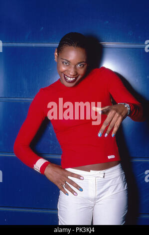 Sonique, britische Sängerin, bei "The Dome #15" in der Messe Erfurt ...