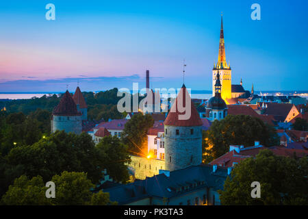 Night view of Lower town of Old Quebec with holiday lights. Quebec City ...