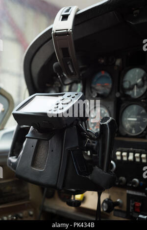 Aircraft yoke in a cockpit Stock Photo - Alamy