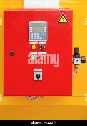 Electric control box for fuses with switches Stock Photo - Alamy
