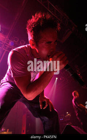 Hoobastank Singer Douglas Robb in Concert Stock Photo - Alamy