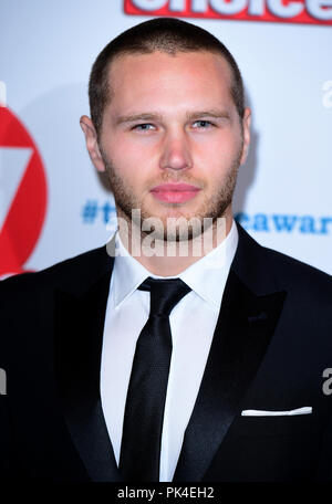 Danny Walters attending the TV Choice Awards 2017 held at The ...
