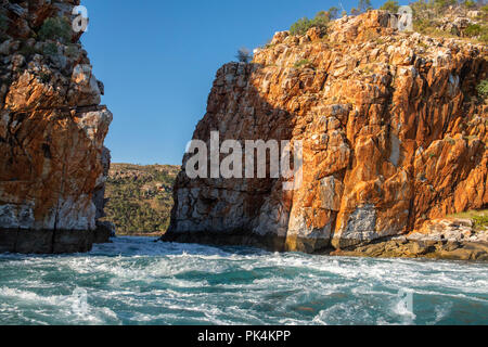 Western Australia, Kimberley, Talbot Bay. Horizontal Falls (aka Horries ...