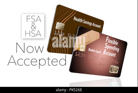 Now accepting HSA and FSA debit cards. That is the message of this ...