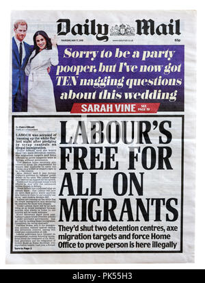 tabloid newspapers in UK Stock Photo - Alamy