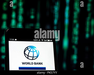 World Bank logo seen displayed on a smart phone Stock Photo - Alamy