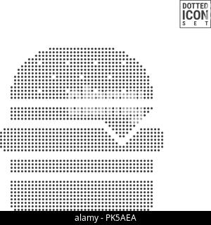 hamburger vector symbol icon design. Beautiful illustration isolated on ...