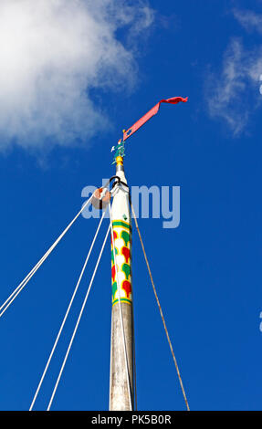 Historic pleasure wherry Hathor moored at How Hill, River Ant, Broads ...