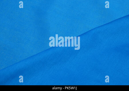 Sea wave color Batiste cotton fabric Stock Photo - Alamy