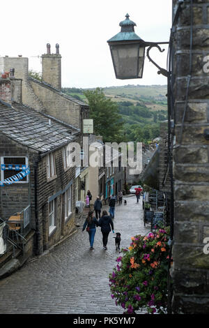 Howarth home of the Bronte sisters Stock Photo - Alamy