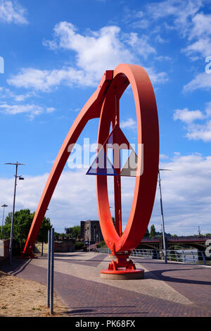 The Steel Wave Sculpture River Usk and University of South Wales ...