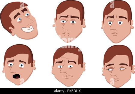 Angry man with sneer on his face Stock Photo - Alamy