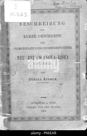 The cover page of the *Beschreibung und kurze Geschichte* offers a ...