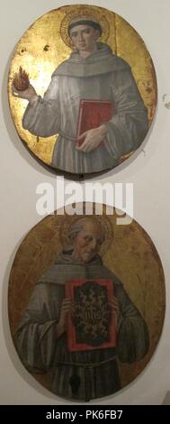 Sant'Antonio da Padova e san Giovanni Battista - 1385 86 - tavola no ...