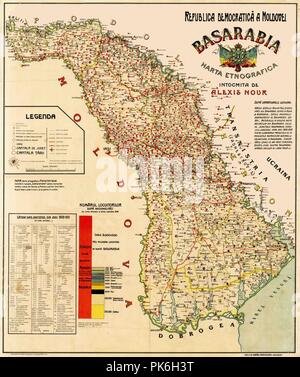 Bessarabia map BE Stock Photo - Alamy
