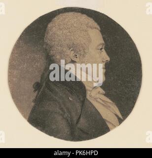 A head-and-shoulders portrait of Benjamin West, an American-born ...