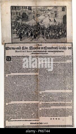 'Bericht Mareschal d'Ancre 1617' is a historical document detailing the ...