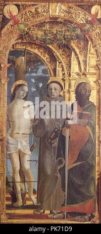 *Polyptych* by Bernardo Butinone and Bernardino Zenale is a significant ...