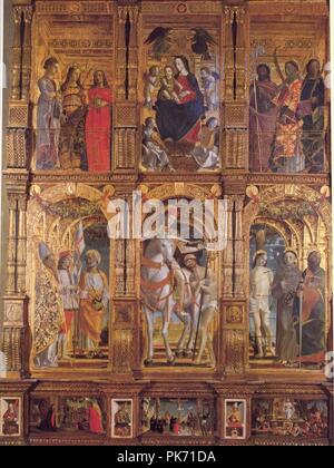 *Polyptych* by Bernardo Butinone and Bernardino Zenale is a significant ...