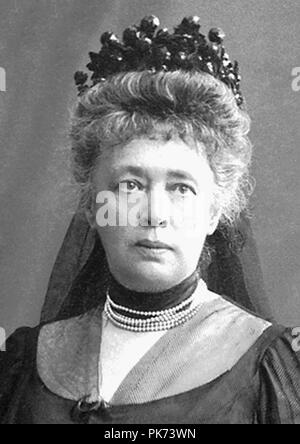 This is a historical image of Bertha von Suttner, an Austrian pacifist ...