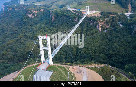 Benxi, Benxi, China. 12th Sep, 2018. Benxi, CHINA-The 158-meter-high ...