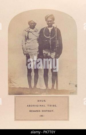 Bhur, aboriginal tribe, Benares District Stock Photo - Alamy