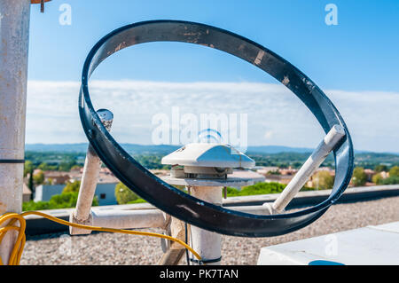 modern Sunshine recorder and Pyranometer, type of actinometer used for ...