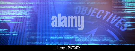 Objectives against grey background Stock Photo - Alamy