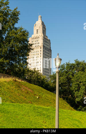 A horizontal composition of the front entrance area at the State ...