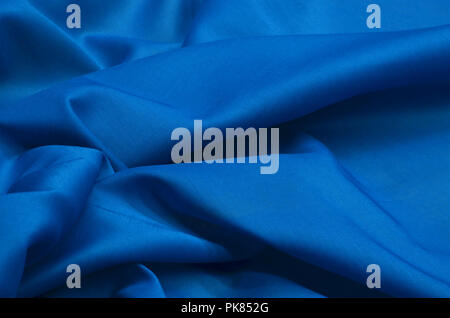 Sea wave color Batiste cotton fabric Stock Photo - Alamy