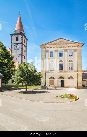 Old baroque town of Varazdin park and landmarks view Stock Photo - Alamy