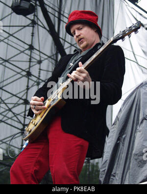 Dan Vickrey with Counting Crows performs during the Matchbox Twenty ...