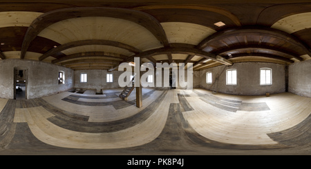360° view of Inside the old mill - Alamy