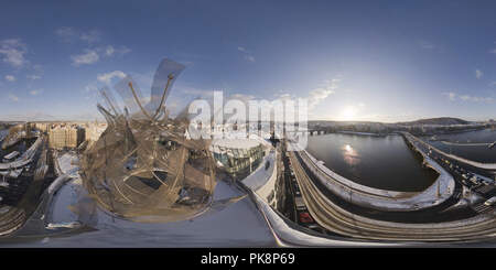 360° view of The Dancing House - Alamy