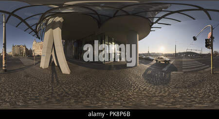 360° view of The Dancing House - Alamy