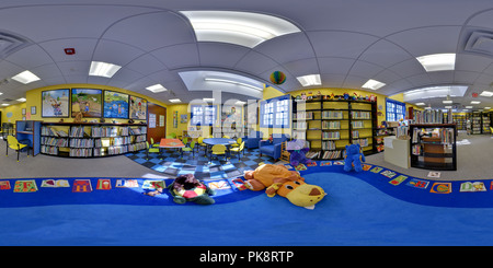 360° view of Elting Memorial Library - Alamy
