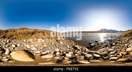 360° view of ANWR Hula Hula River (24 Aug 08 0724 - Alamy