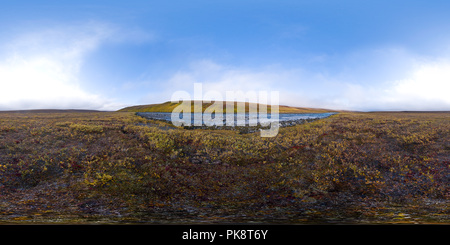 360° view of ANWR Hula Hula River (25 Aug 08 0839 - Alamy