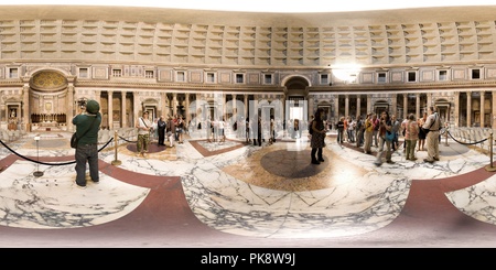 360° view of Pantheon, Rome, Italy - Alamy