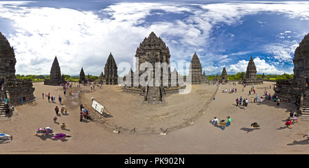 360° view of Prambanan Temple, Yogyakarta - Alamy