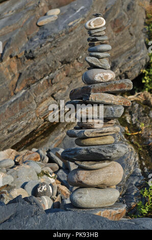 Pile of pebbles. Zen and Harmony themes Stock Photo - Alamy