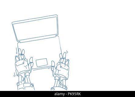 sketch robotic arm vector Stock Vector Image & Art - Alamy