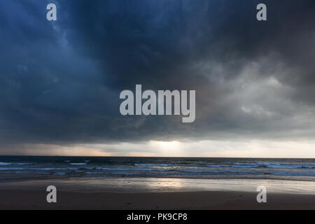 storm on the beach Stock Photo - Alamy