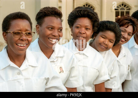 South African nurses, newly arrived in Brighton Stock Photo - Alamy