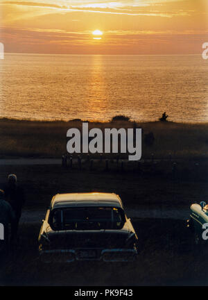 Sunset at the Baltic Sea in summer Stock Photo - Alamy