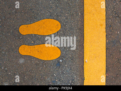 Japanese stop sign on the road, Tomare Stock Photo - Alamy