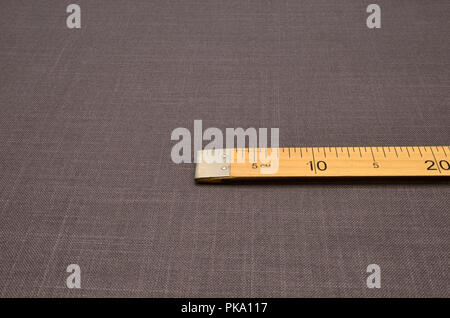 Woolen suit fabric gray-brown Stock Photo - Alamy