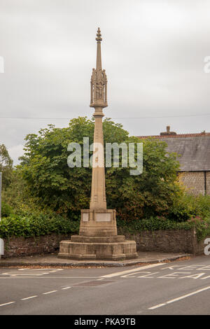 Stratton on the Fosse War Memorial Stock Photo - Alamy